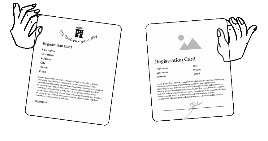 Registration Card Templates